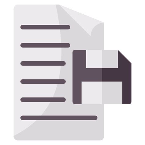 Save File Generic Color Fill Icon