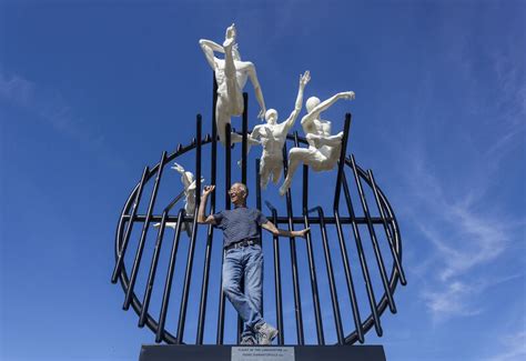 Had Such Fun With The Sculptor Pierre Diamantopoulo On The Seafront In
