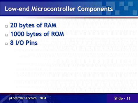 Ppt Microcontroller Introduction Powerpoint Presentation Free
