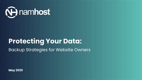 Protecting Your Data Backup Strategies For Website Owners