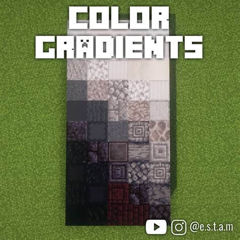 Minecraft Color Gradients Rate It 1 10