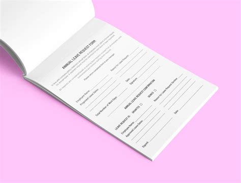 Annual Leave Request Form UBIX