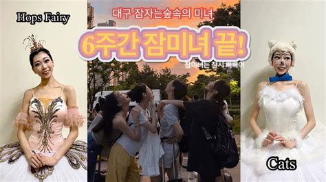 Vlog 쫌비 브이로그 44 대구에서 잠미녀 6주간 잠미녀 끝이났다 I 공연브이로그 대프리카 캣츠 홉스이제 안녕