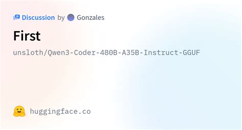 Unsloth Qwen Coder B A B Instruct GGUF First