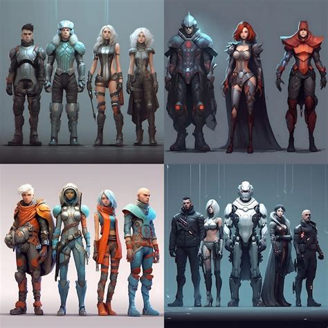 Premium Ai Image Game Character Elements Asset