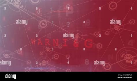 Image Of Connected Icons Over Texts Letters Symbols And Numbers Against Abstract Background