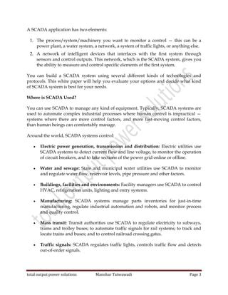 SCADA Supervisory Control And Data Acquisition PDF