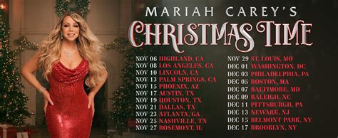 Mariah Carey Official Christmas Time Tour Merch 30th Anniversary T