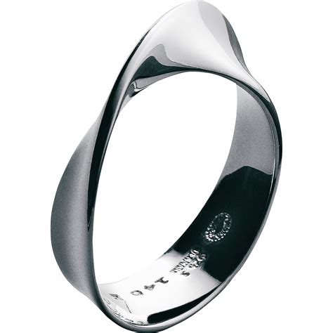 Möbius Sterling Silver Ring For Women Georg Jensen