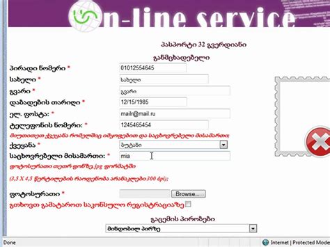 Online Passport პასპორტი ონლაინში Youtube