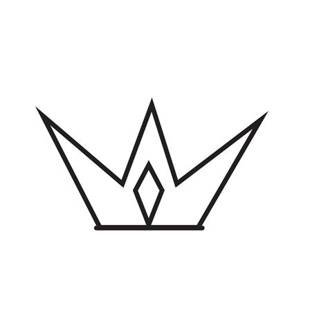 Crown Logo Template Vector Icon 13098197 Vector Art At Vecteezy