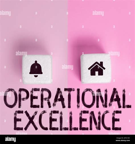 Sign Displaying Operational Excellence Internet Concept Software That