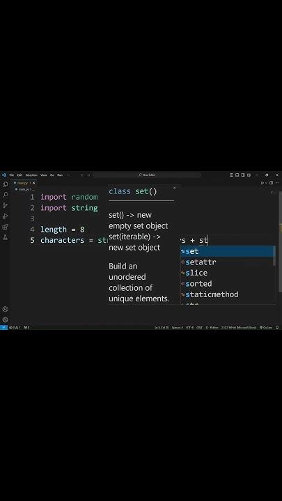 Random Password Generator Python Code 🐍 Youtube
