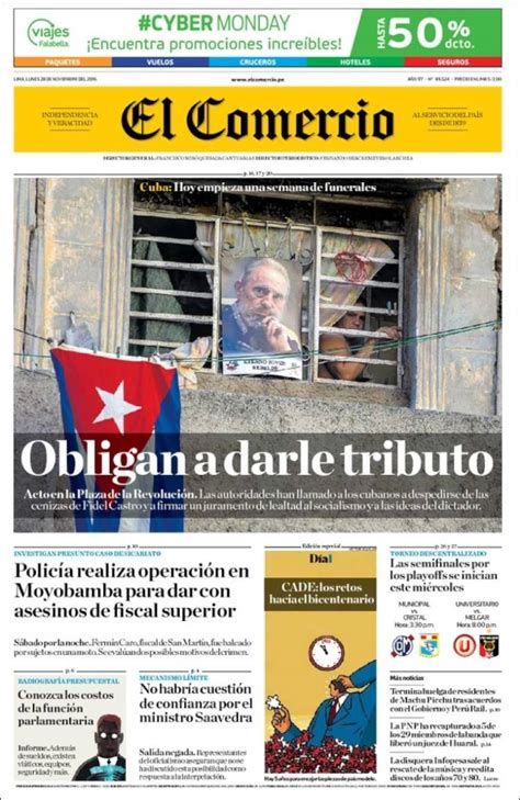 El Comercio Lunes 28 De Noviembre De 2016 Infobae