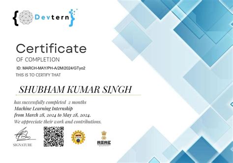 Shubham Kumar Singh On Linkedin Machinelearning Internship Devtern Ai Datascience