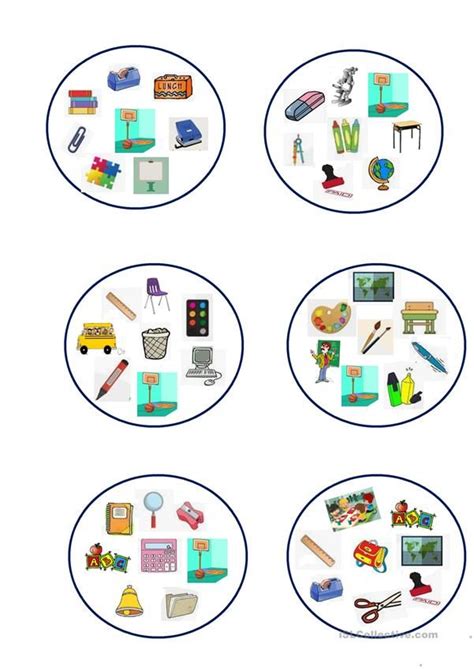 School Supplies Dobble Artofit