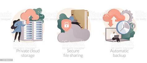 Database Security Abstract Concept Vector Illustrations Stock