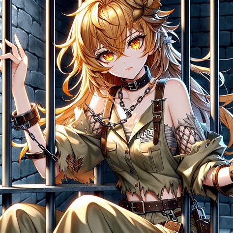 Anime Girl In Prison Anime Girl Fanart