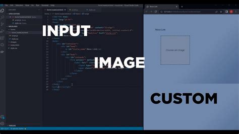Html And Css And Js Input Image Custom List Links Coding Timelapse