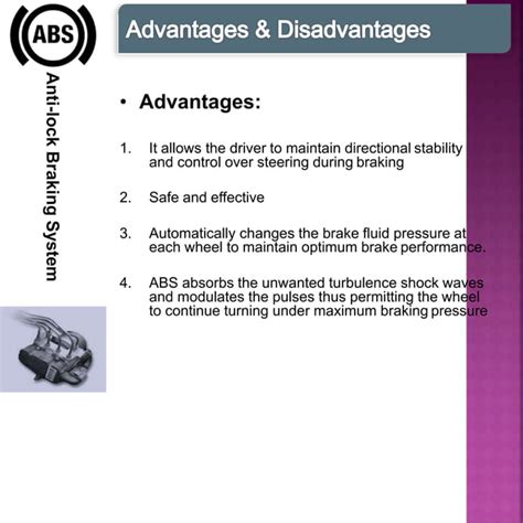 Antilock Braking System Abs Pptx