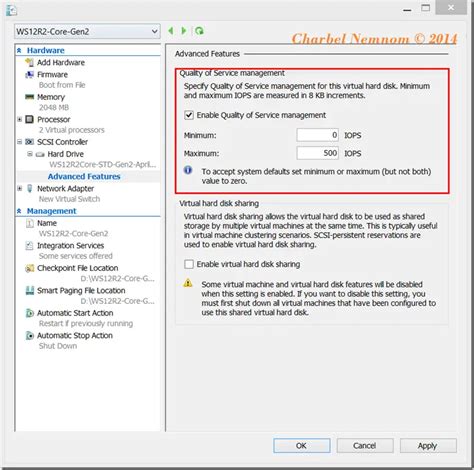 How To Set Hyper V Storage Quality Of Service QoS On All Virtual Hard Disks Via PowerShell