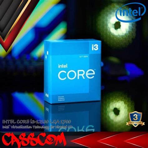 Processor Intel Core I3 12100 Box Alder Lake Socket Lga 1700 Lazada Indonesia