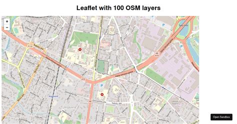 Leaflet With 100 Osm Layers Codesandbox