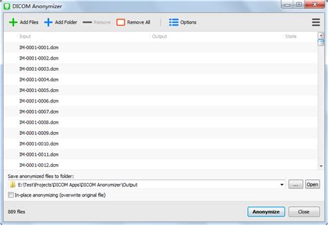 Replace Empty Andor Remove Patients Physicians And Any Other Information From Dicom Files