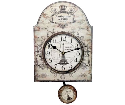 Стенен часовник с махало Antiquite De Paris Vivre