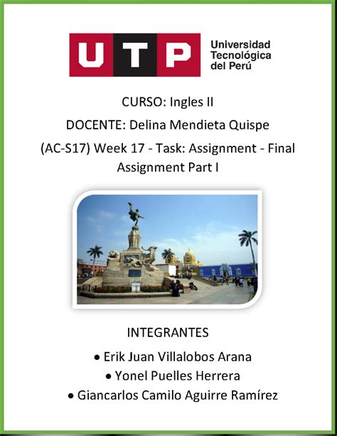 Ac S17 Week 17 Final Assignment Part I Exploring Trujillo Studocu