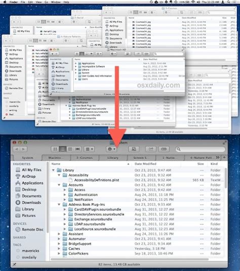 Merge All Finder Windows Into A Single Tabbed Window In Mac Os X