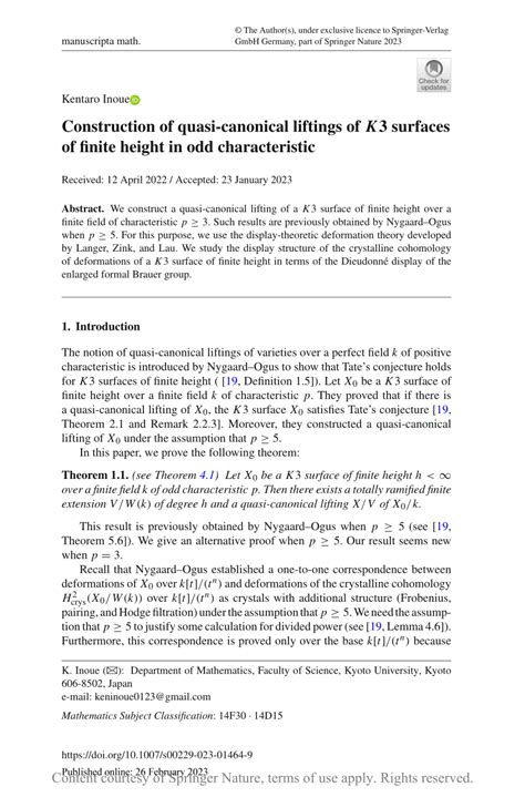 Construction Of Quasi Canonical Liftings Of K3 Surfaces Of Finite Height In Odd Characteristic