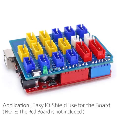 Easy Io Shield Easy Plug Colorful Xh 2 54mm Socket Sensor Expansion Board Shield Compatible For
