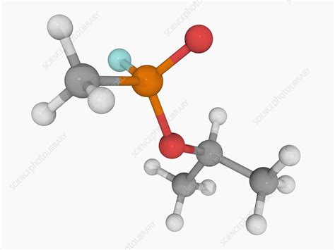 Sarin Molecule Stock Image F004 6629 Science Photo Library