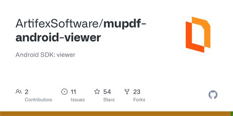 GitHub ArtifexSoftware Mupdf Android Viewer Android SDK Viewer