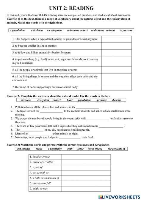 Mindset For Ielts Level Unit Listening Worksheet Live 44 Off
