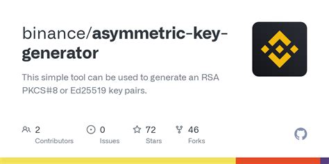 Github Binance Asymmetric Key Generator This Simple Tool Can Be Used To Generate An Rsa Pkcs