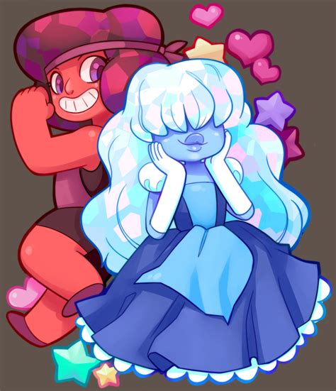 A Day In The Life Of Ruby And Sapphire Steven Universe Gem Sapphire Steven Universe Steven