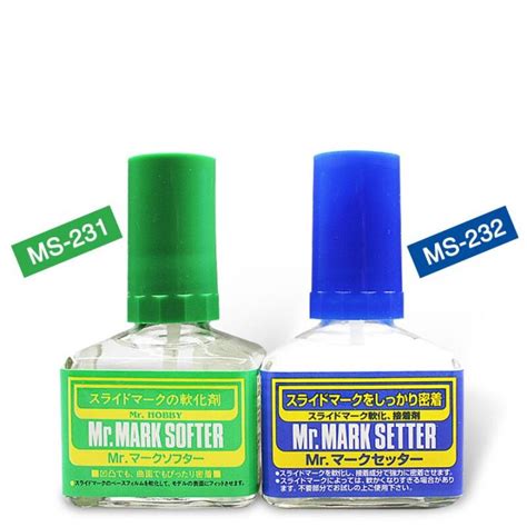2023 40ml Mr Mark Decal Softer And Setter Softener Bottle For Diy Military Tank Ship Plane Model