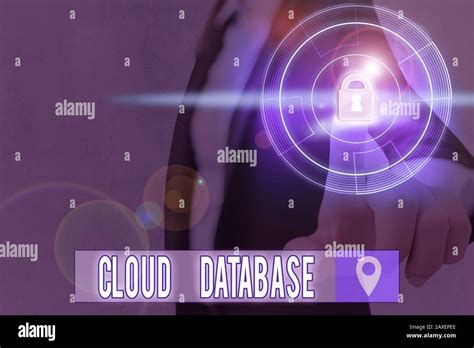 Text Sign Showing Cloud Database Business Photo Text Optimized Or