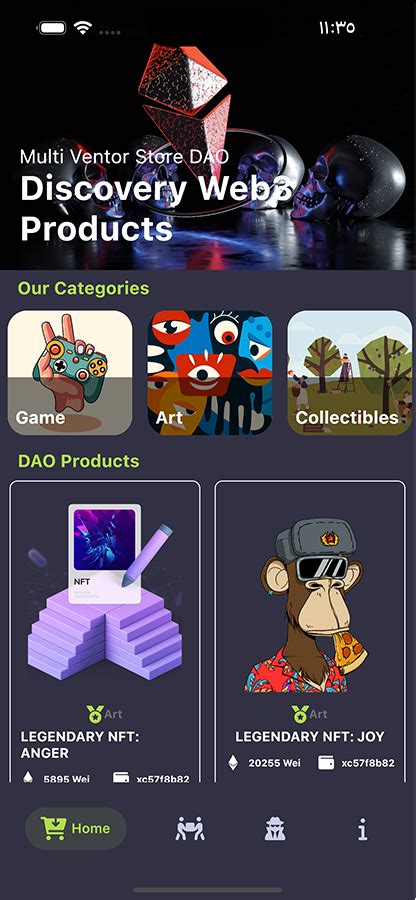 Dao Store Full Flutter Blockchain Store Dao App With Solidity By Coodes