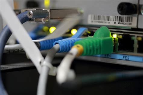 Premium Photo Server Room Networking Concept