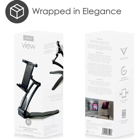 Desire2 Tabletholder 2 I 1 Xl 129 Sort Lomax