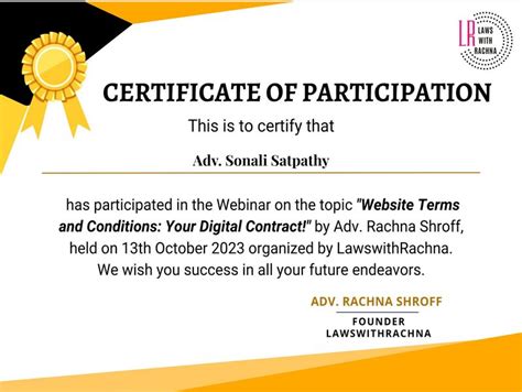 Adv Sonali Satpathy On Linkedin Learningjourney Certification