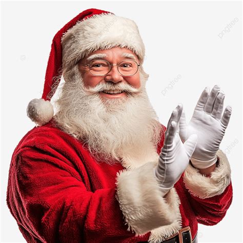 손을 흔들고 있는 산타클로스 명절 인사말 이미지 산타 클로스 손을 흔드는 Png 일러스트 및 이미지 에 대한 무료 다운로드 Pngtree
