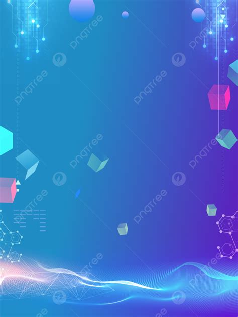 Blue Artificial Intelligence Future Technology Background Wallpaper