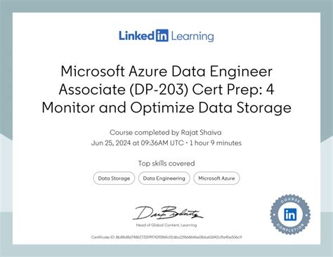 Rajat S On Linkedin Azure Microsoftazure Dataengineer Dp203