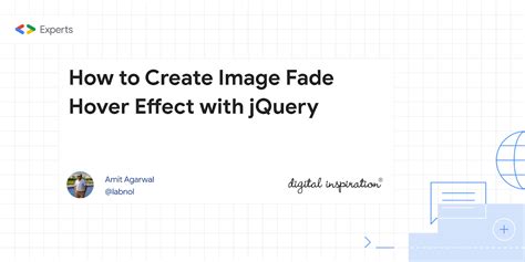 How To Create Image Fade Hover Effect With Jquery