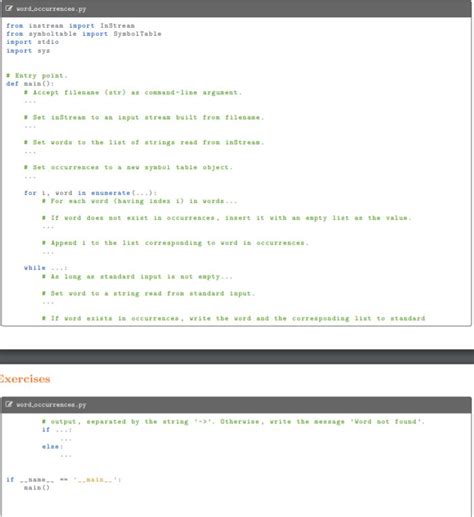 Solved Exercise 2 Word Occurrences Write A Program