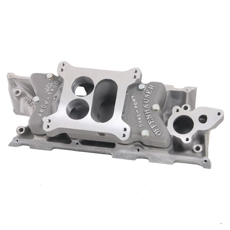 Offenhauser 6097dp Ford V6 Single Quad Dual Port Manifold Offenhauser